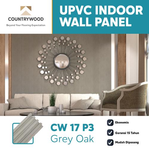 Jual UPVC INDOOR WALL PANEL CW 17 P3 (GREY OAK) - Jakarta Pusat - House ...