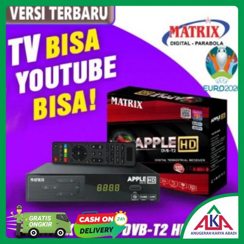 Jual Set Top Box DVB-T2 MATRIX STB TV Digital Youtube Tiktok Apple HD ...