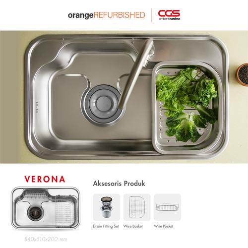 Jual Kitchen Sink Stainless Steel - CGS Verona - Jakarta Utara - Orange ...