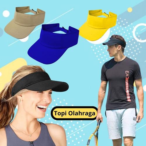 Promo Topi Golf Lari Running Olahraga Sport Senam Tenis Zumba Pria ...