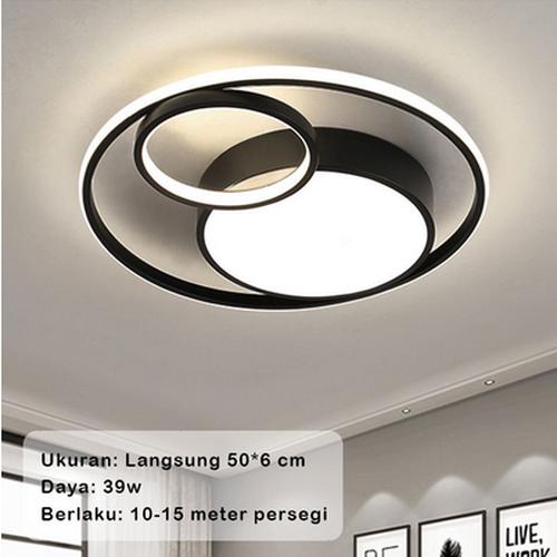 Jual A.S Lampu Plafon 3 Warna Lampu LED Bulat Gaya Nordic Untuk Ruang ...