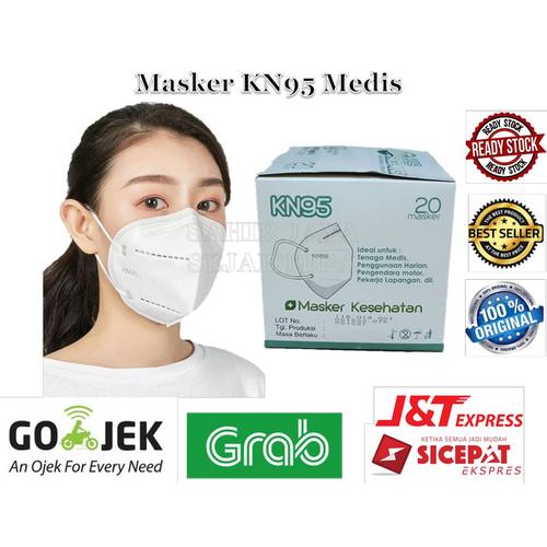 Jual Masker KN95 Medis 5Ply Masker Kesehatan KN95 1 Box isi 20 Pcs ...