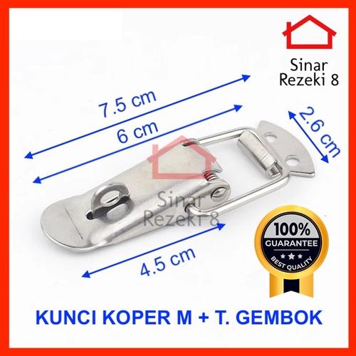 Jual Kaitan Koper Medium (M) / Overval Peti Gembok Kunci Kait Box - POLOS - Kota Tangerang ...