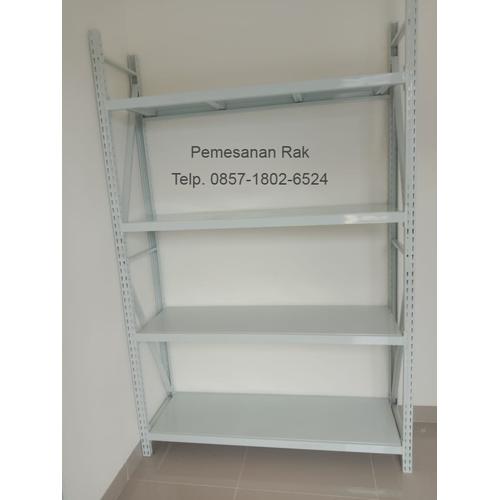 Jual Rak Gudang Murah Kapasitas Beban 150Kg/ambalan, Rak Besi Baja ...