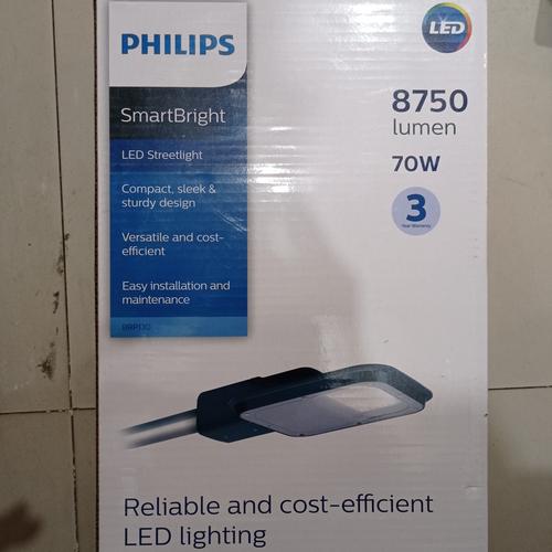 Jual lampu pju philips 70w brp130 70 watt jalan led philips street ...