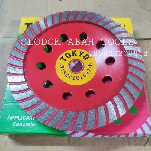 Jual Mata Gerinda Mangkok Turbo 7 Inch TOKYO Diamond Wheel Made In ...