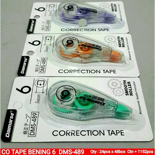 Jual Correction tape tipex kertas penghapus tip ex karakter/tipe-x ...