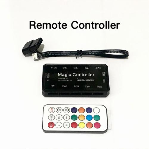 Jual Remote dan Controller untuk fan casing RGB (10 port) - Putih RGB ...