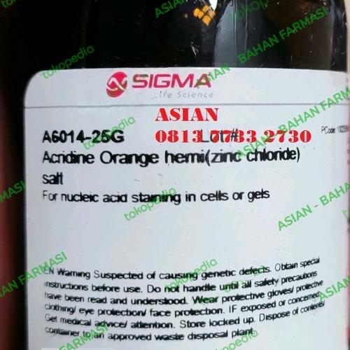 Jual Acridine Orange - Akridin - Acridin - Sigma PA Pro Analysis ...