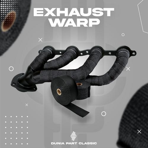 Jual Exhaust Wrap Knalpot / Pelindung knalpot anti panas - Hitam - Kota ...