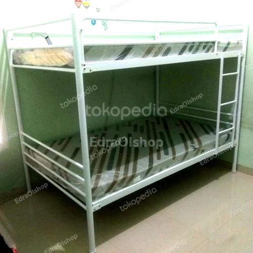 Jual Ranjang Tingkat 2 Besi Divan Single dan Sorong Murah Bed Bawah ...