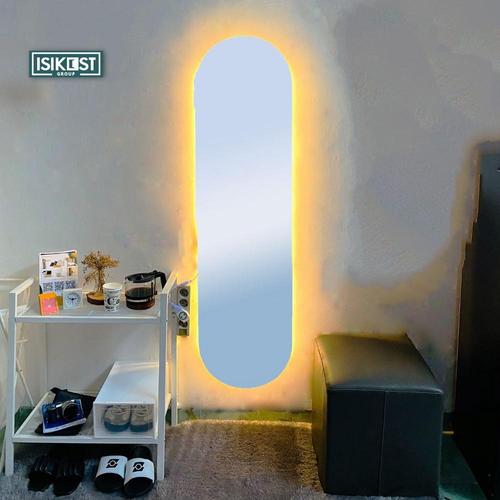 Jual WALL MIRROR + LED STRIP / KACA DINDING AESTHETIC / KACA FULL BODY ...