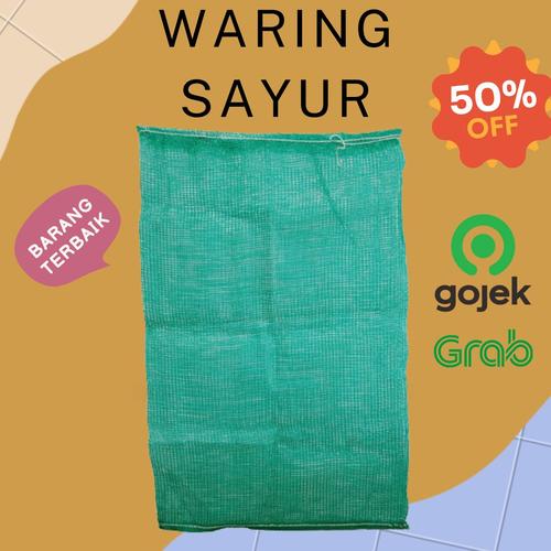 Jual Waring Sayur 60cm X 100 cm Karung Sayur Hijau Merah Kuning Besar ...