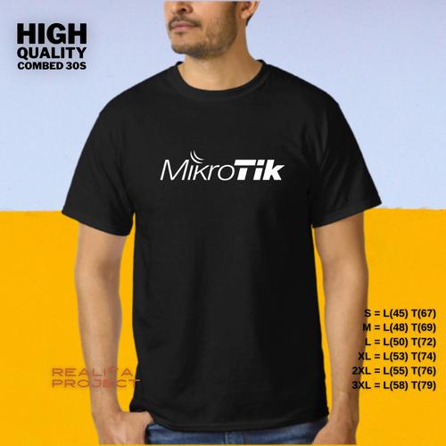 Jual Tshirt Kaos Programmer Mikrotik Network Combed 30s Buku Coding