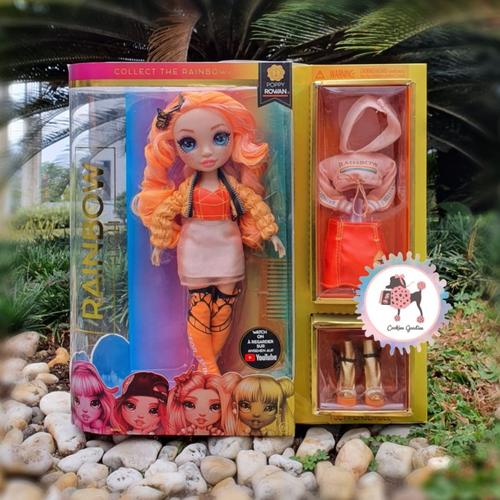 Jual Rainbow High Poppy Rowan – Orange Fashion Doll with 2 Outfits ...