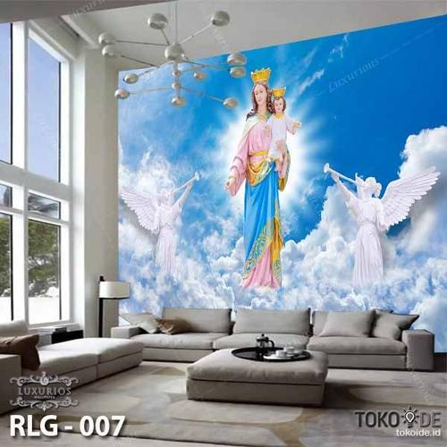 Jual 3D Wallpaper Sticker KRISTEN Stiker Perjamuan Terakhir Maria Yesus ...