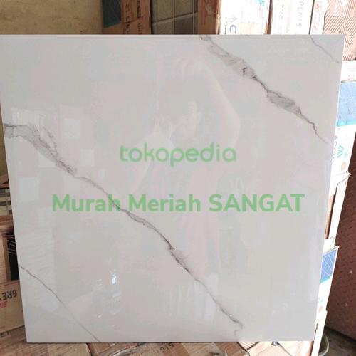 Jual GRANIT 60X60 MARBELLA IKAD PUTIH MARBLE / PUTIH MOTIF MARMER ...