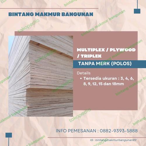 Jual TRIPLEK PLYWOOD MULTIPLEK 9MM - Kota Tangerang - bintang makmur ...