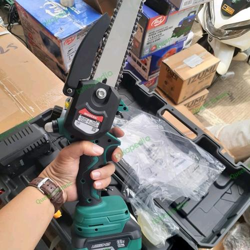 Jual Mesin mini chainsaw cordless chain saw 20V MODERN M-58 M 58 chain ...