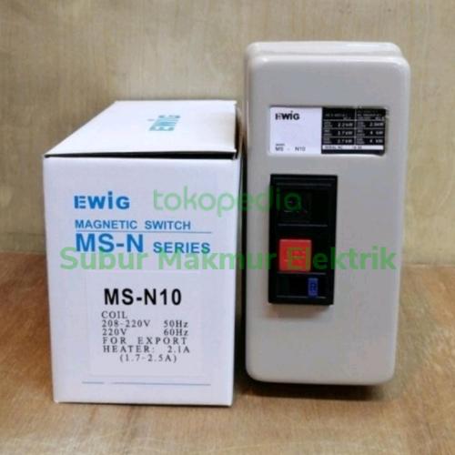 Jual EWIG MSN-10 magnetic motor starter msn-10 magnetic switch 220v ...