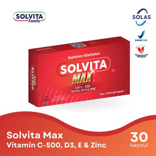 Jual SOLVITA MAX STRIP ISI 6 KAPSUL - Kab. Bandung Barat - Solvita ...