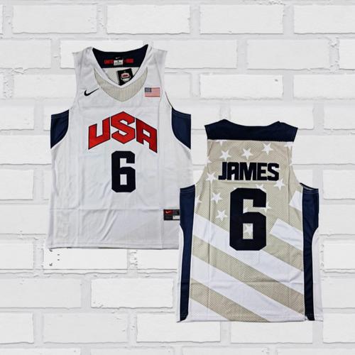 Jual Baju Jersey Basket Swingman NBA Lebron James USA Basketball 2012 ...