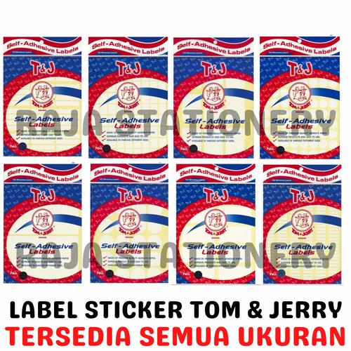 Promo Tom & Jerry Label Sticker Tom Jerry 98 103 107 120 121 123 125 127 - Label 101 - Jakarta ...