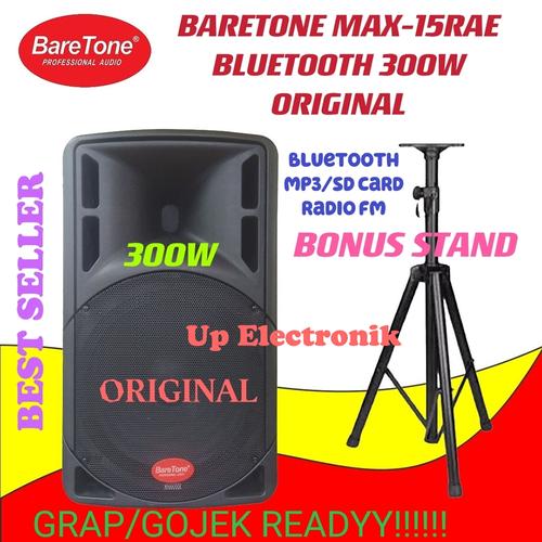 Jual SPEAKER AKTIF BARETONE 15 INCH MAX15RAE BLUETOOTH MP3 HARGA SATUAN ...