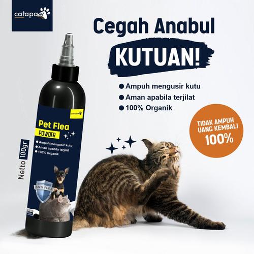 Jual Bedak Anti Kutu Kucing Alami / Bedak Penghilang Kutu Kucing - Kota ...