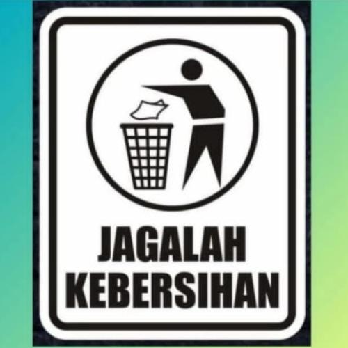 Jual STIKER VINYL JAGALAH KEBERSIHAN 20X25CM SIGN RAMBU K3 - Jakarta ...