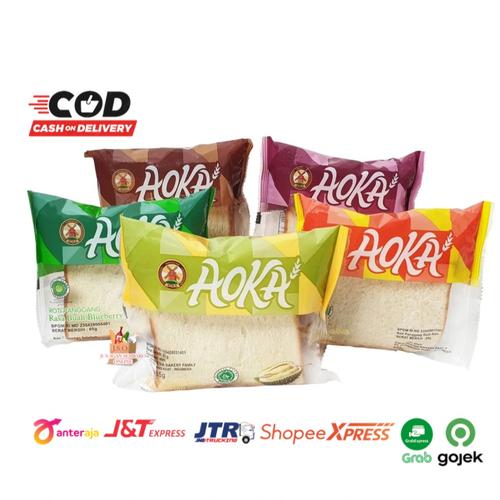 Jual AOKA ROTI PANGGANG ALL VARIAN RASA COKLAT VANILLA STRAWBERRY KEJU ...