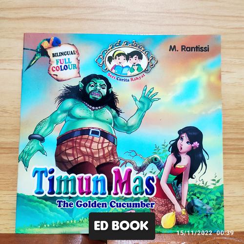 Jual Buku Cerita Anak Seri Cerita Rakyat Timun Mas Full Color Bilingual ...