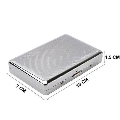 Jual IMPOR KOTAK ROKOK METAL ANTI AIR KARAT DENGAN PENJEPIT MUAT KRETEK ...