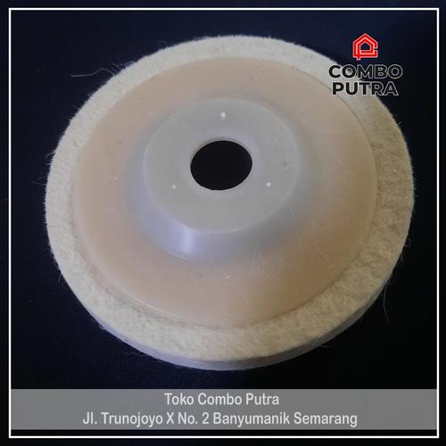 Jual Mata Gerinda Poles White 4 Inchi Wool Wheel Mata Poles Besi ...