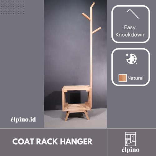 Jual Stand Hanger Kayu / Gantungan Baju Topi Jaket / Sorage Kayu ...