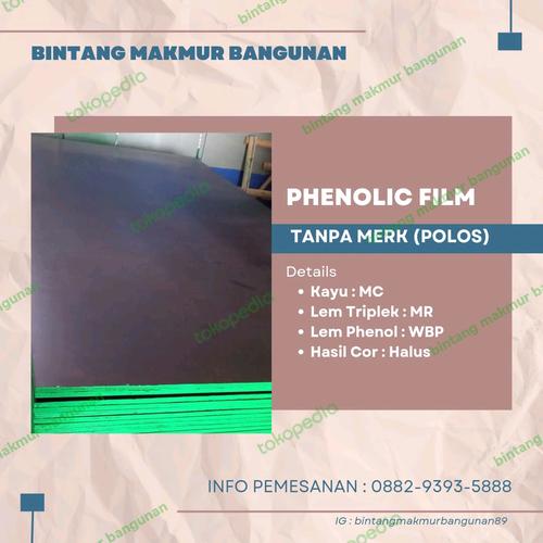 Jual TRIPLEK FILM PHENOLIC / PHENOL FILM / FILM FACE MURAH 15MM 2 MUKA ...