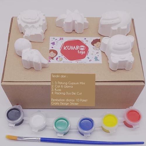 Promo Mainan Edukasi Anak DIY Painting Gypsum Kit Mewarnai Patung Lukis ...