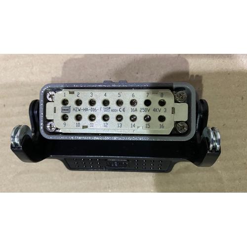 Jual Heavy Duty Connector HA, 16 pin Female & Casing bulkhead mounting ...