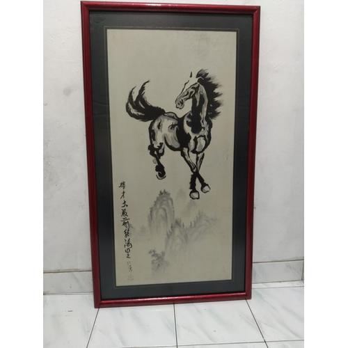 Jual Lukisan Kuda Bingkai Kaca Kuno Jadul Antik - Jakarta Utara ...