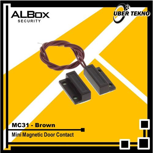 Jual Mini Magnetic Contact - Door Contact - Albox MC31 Brown - Jakarta ...