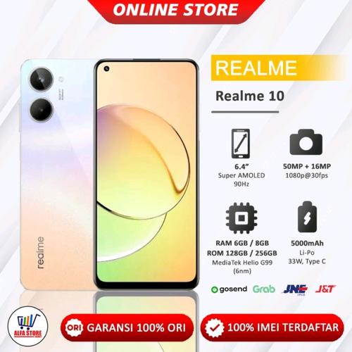 Jual Realme 10 Ram 8/128Gb ram 4/128Gb Garansi resmi - RAM 8/128GB, Non ...