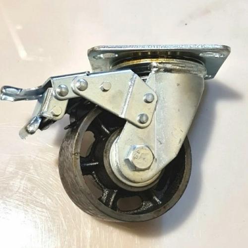 Jual Roda Besi Heavy Duty 4 Inch Hidup+Rem - Jakarta Barat - Kawan Roda ...