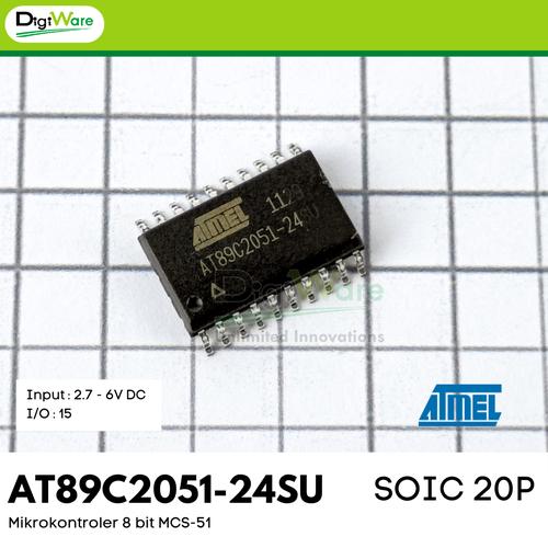 Jual AT89C2051-24SU AT89C2051 SMD SOIC 20Pin - Kota Surabaya - DigiWare Store | Tokopedia