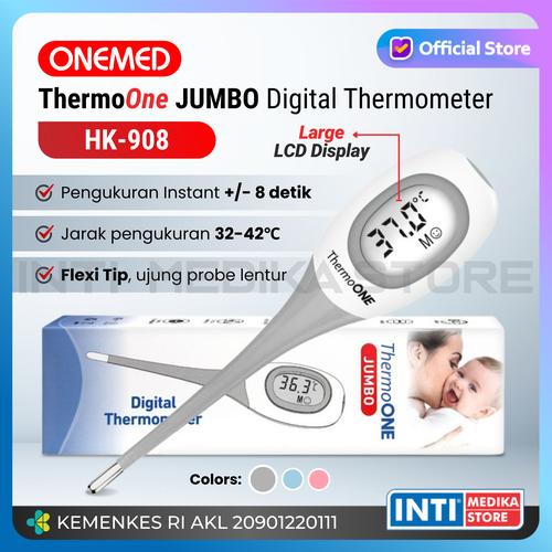 Jual ONEMED - Termometer Digital JUMBO Instant 8 Detik HK908 ...