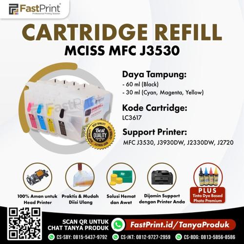 Jual Cartridge MCISS Compatible J3530 J3930 J2330 J2720 Plus Tinta ...