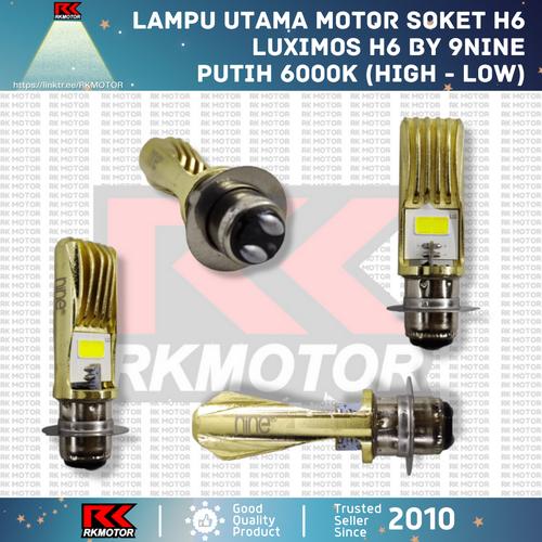 Jual Luximos H6 by 9Nine LED Lampu Utama Motor H6 Putih AC/DC Plug n ...