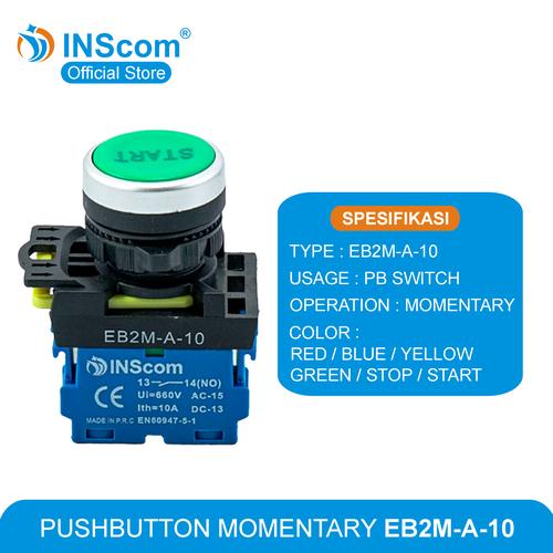 Jual PUSH BUTTON SWITCH FLUSH MOMENTARY / PUSHBUTTON TOMBOL PRESS ...