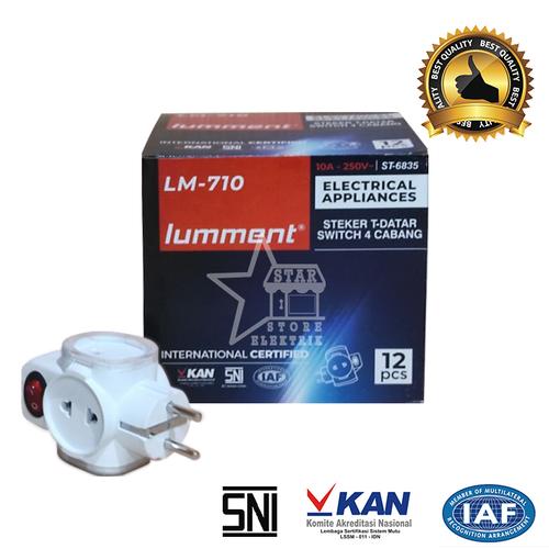 Jual Steker T Multi Datar 4 Cabang Saklar On Off Lumment Switch ST 6835 ...
