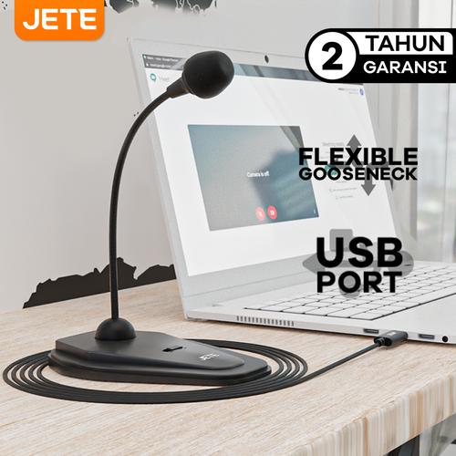 Promo Microphone USB - Mic External JETE M5 for PC Zoom Online Meeting ...