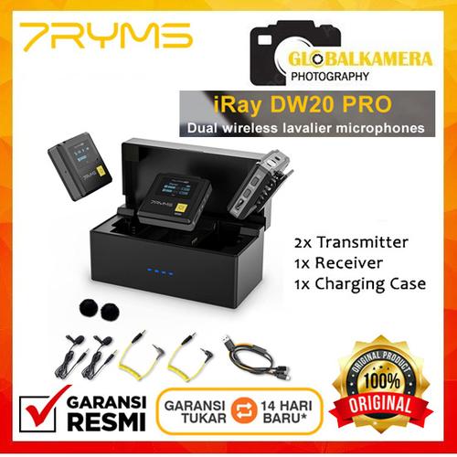 Jual 7RYMS iRay DW20 PRO 24G Dual-channel Wireless Microphone - Jakarta Barat - GLOBALKAMERA ...